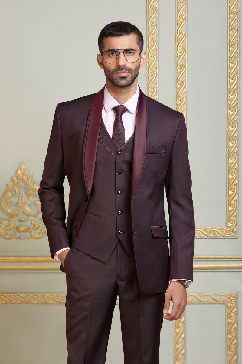 Wine Colored 5 Piece suit– Frontier Phagwara